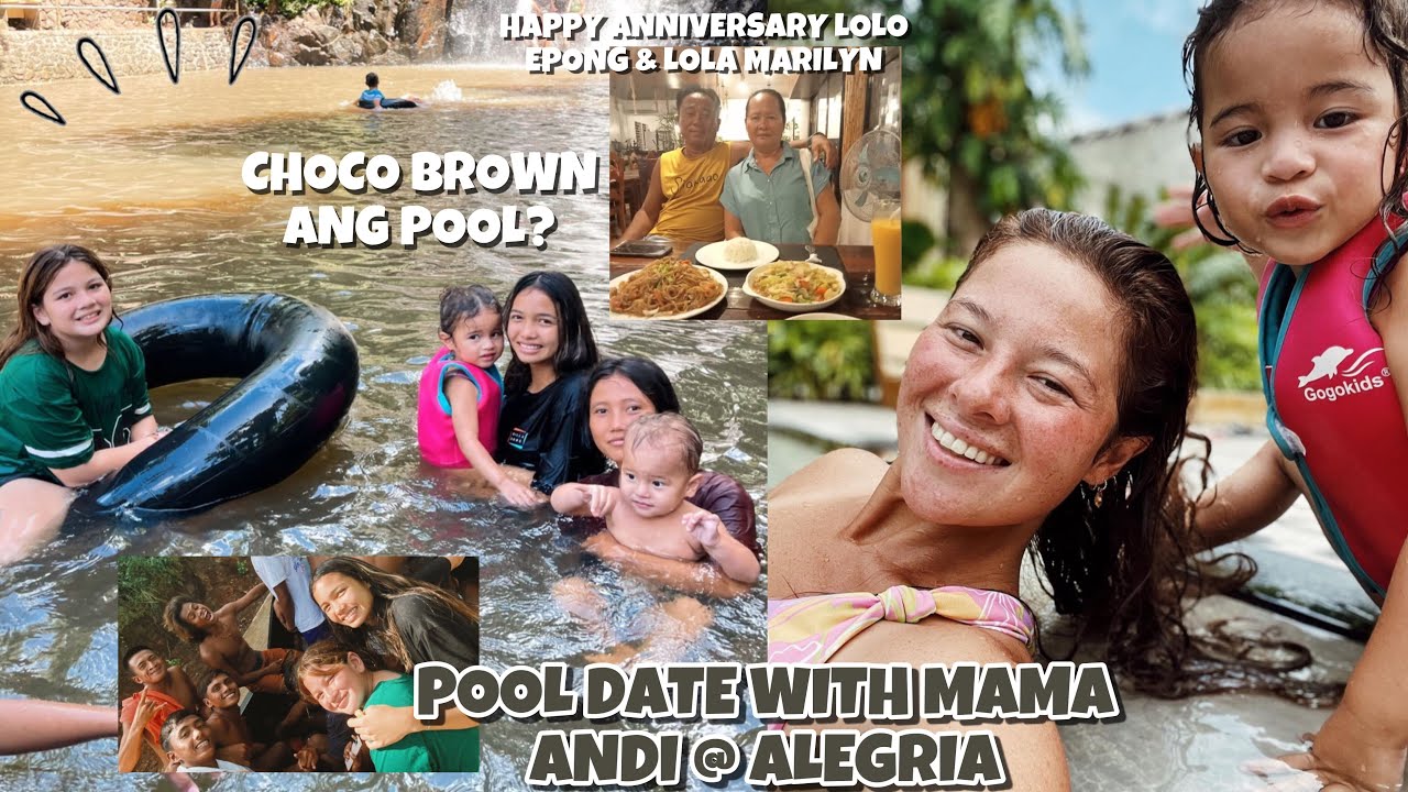 KULAY BROWN ANG POOL PERO PINAGSWIMMINGAN PA RIN NINA ELLIE ️ POOL DATE ...