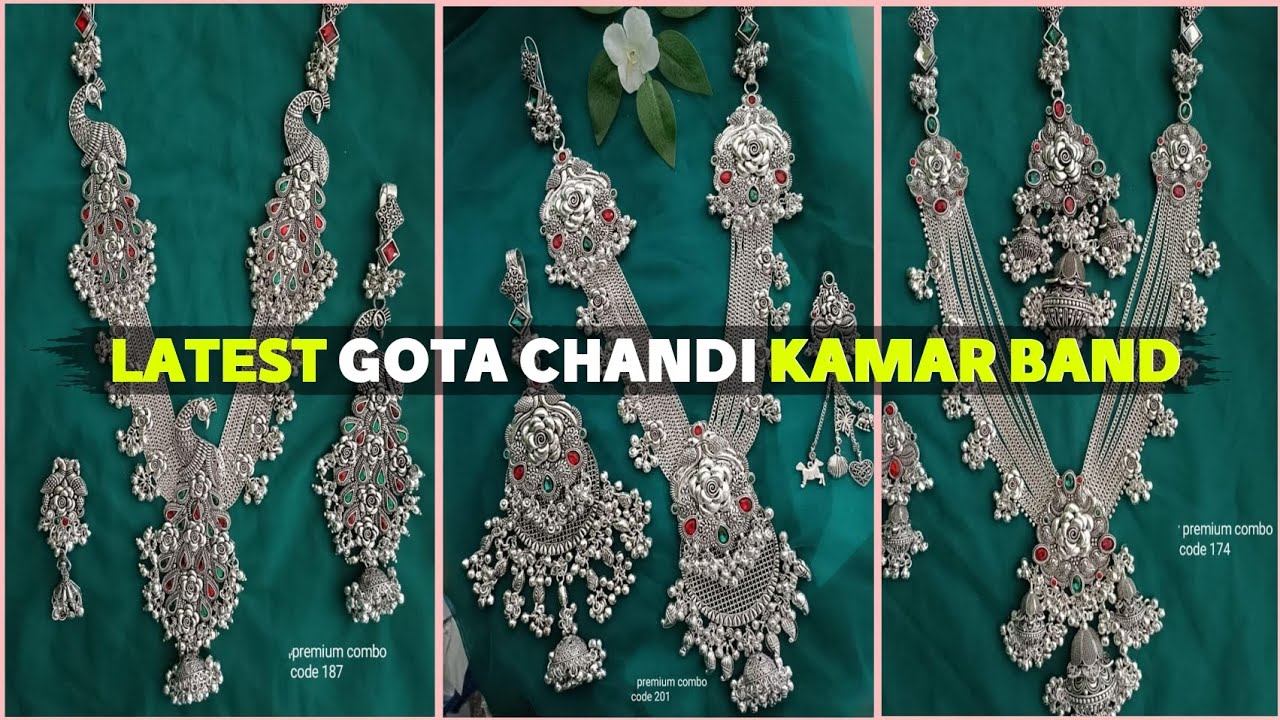 Latest Gota Chandi Kamarband Design For Women's & Bridal Under 399/- Rs ...