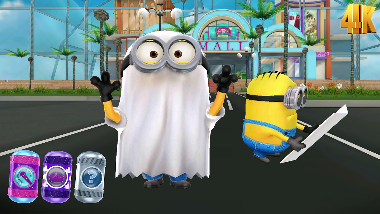 Despicable Me Minion Rush Gameplay(PC UHD4K) Can Ghost Minion jump over ...