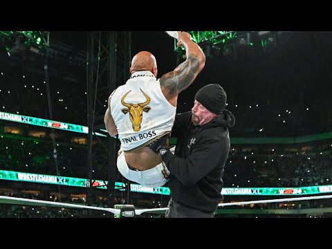 EN ESPAÑOL LATINO: The Rock vs. Undertaker: WWE WrestleMania 40 ᴴᴰ ...