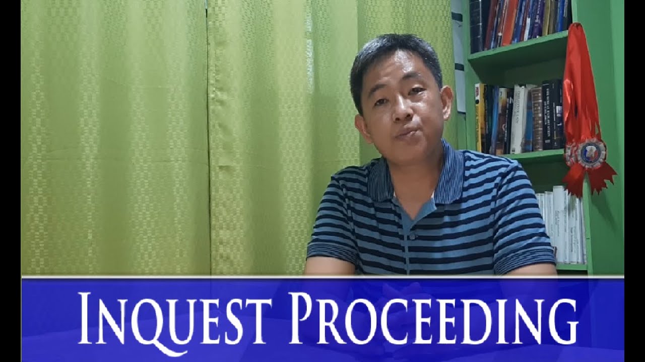 Inquest Proceeding - YouTube