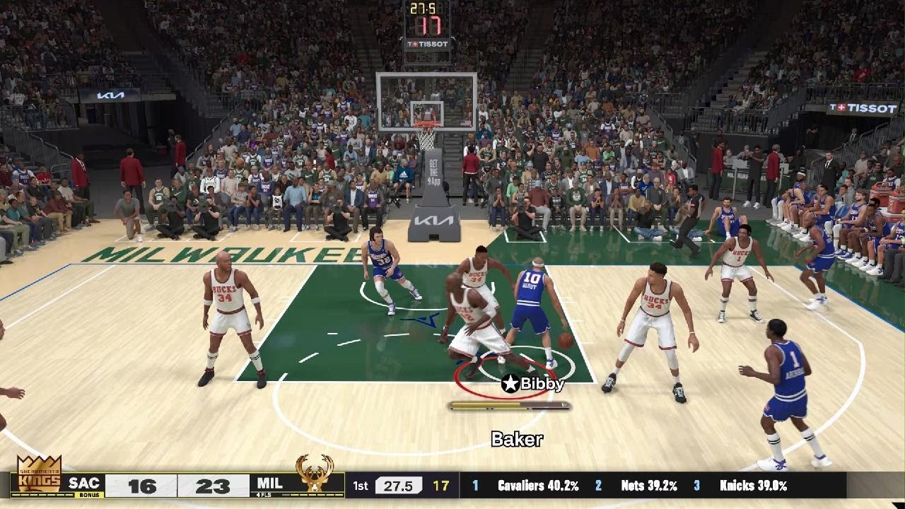 NBA 2K25 Sacramento All-Time Kings Vs Milwaukee All-Time Bucks - YouTube