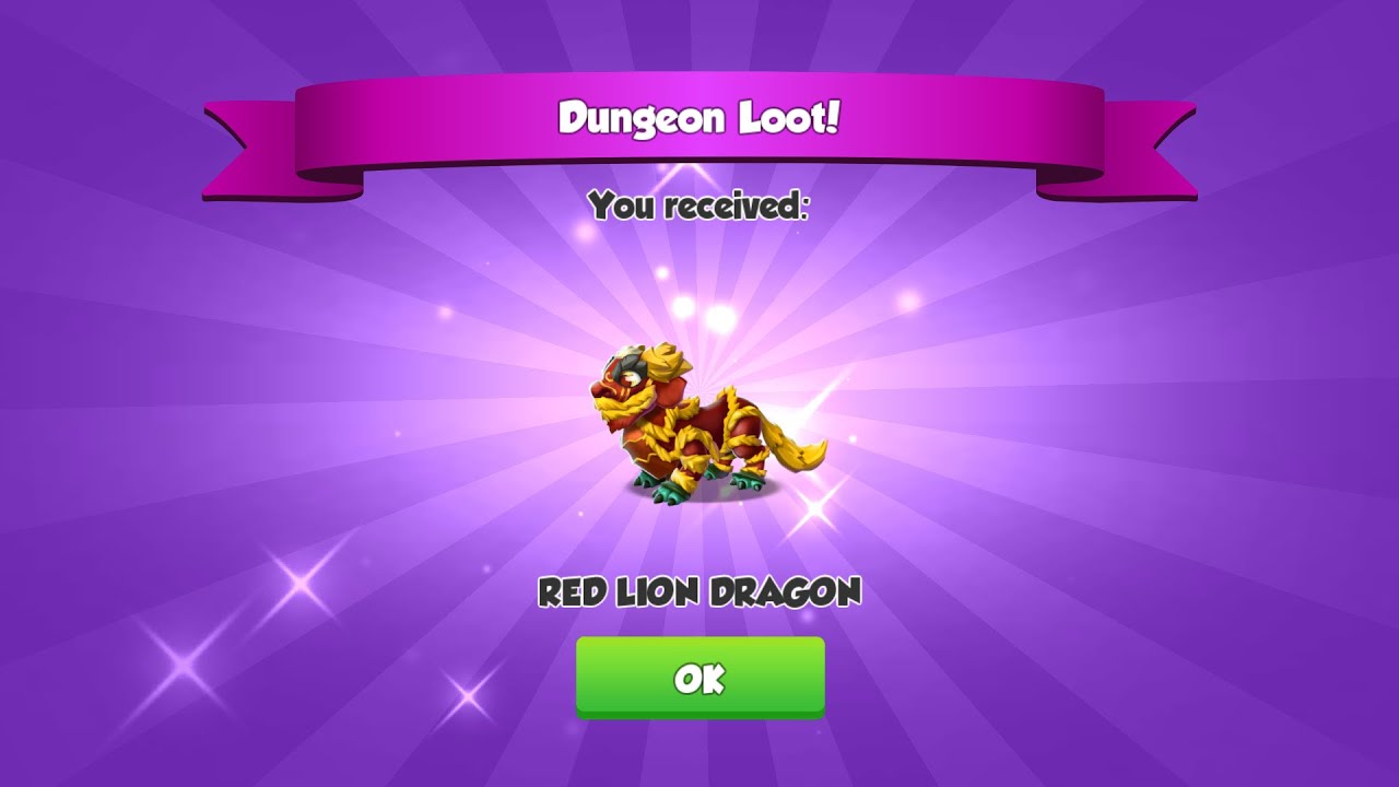 #DML Do you have RED LION Dragon? - Dragon Mania Legends - YouTube