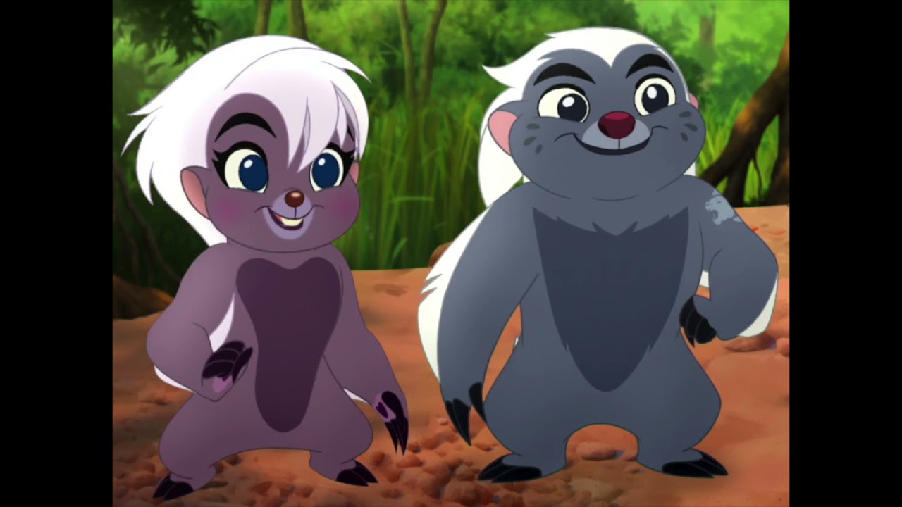 BINGA X BUNGA IN THE LION GUARD.💜💙 - YouTube