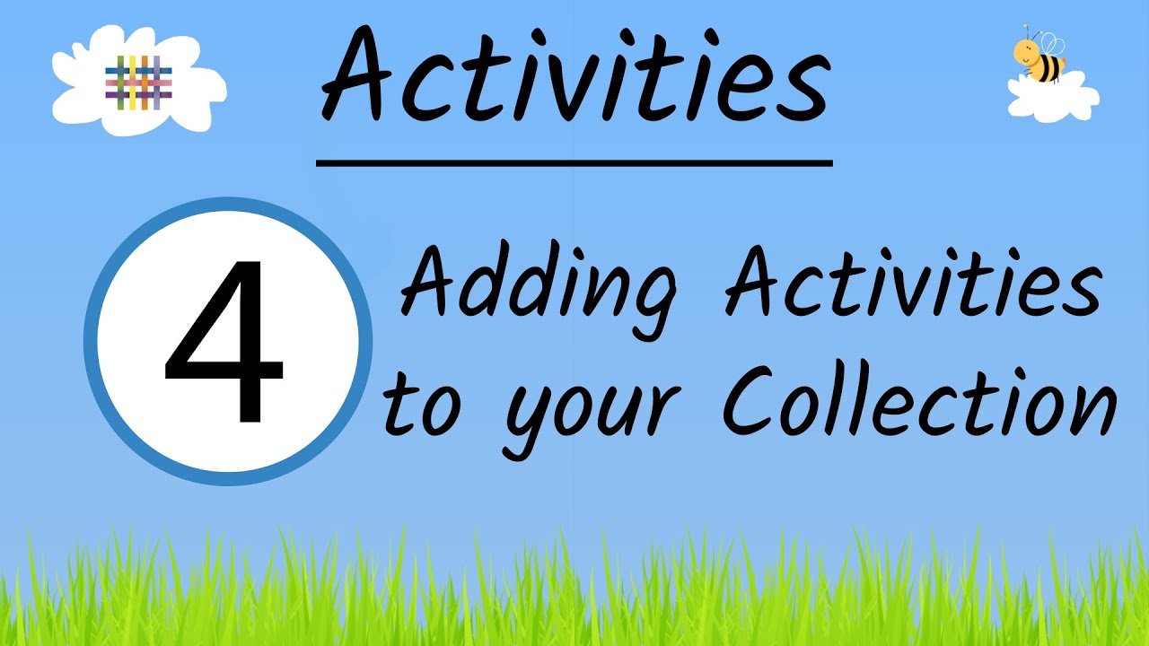 Add an activity to your activities collection - YouTube