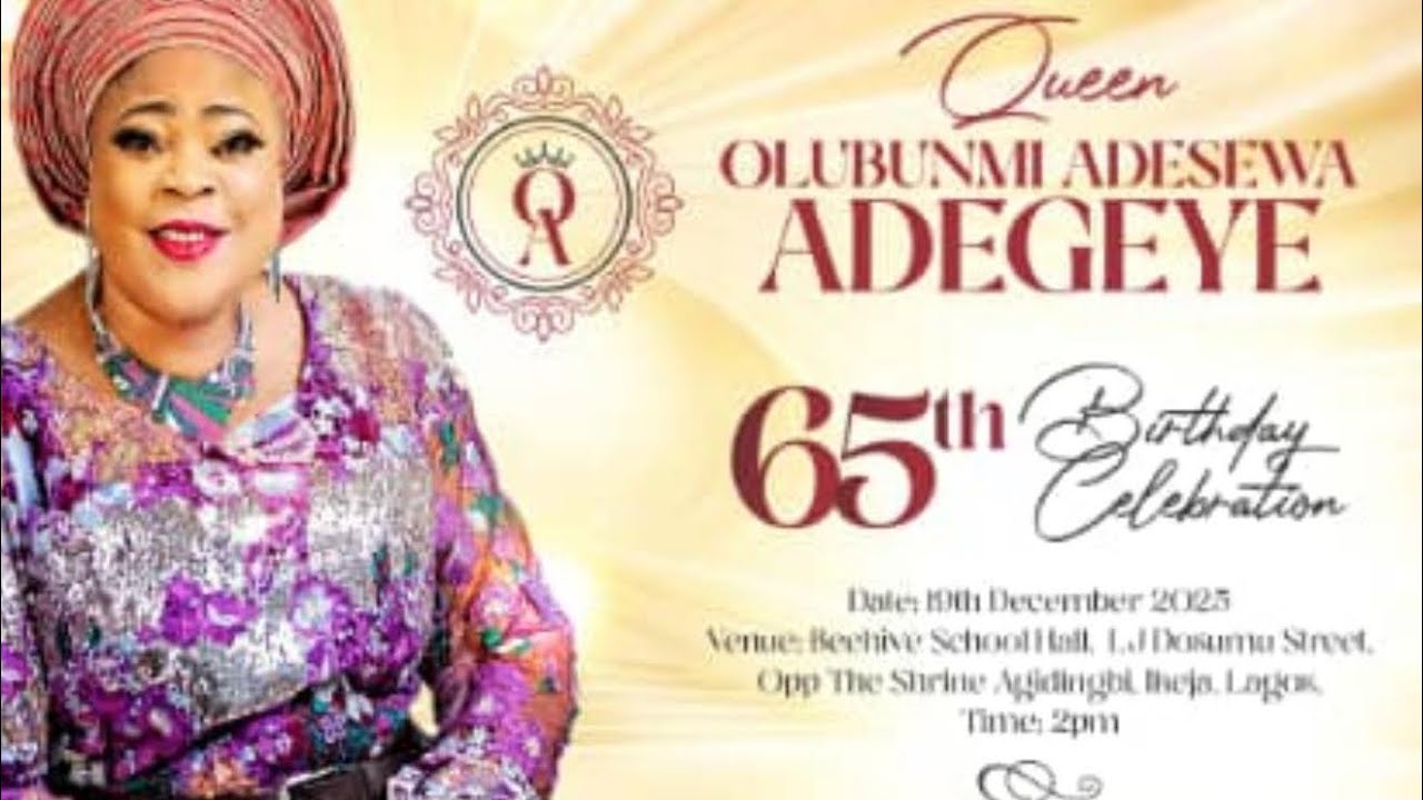 Queen Olubunmi Adesewa Adegeye @ 65 | Wife of King Sunny Ade (KSA ...