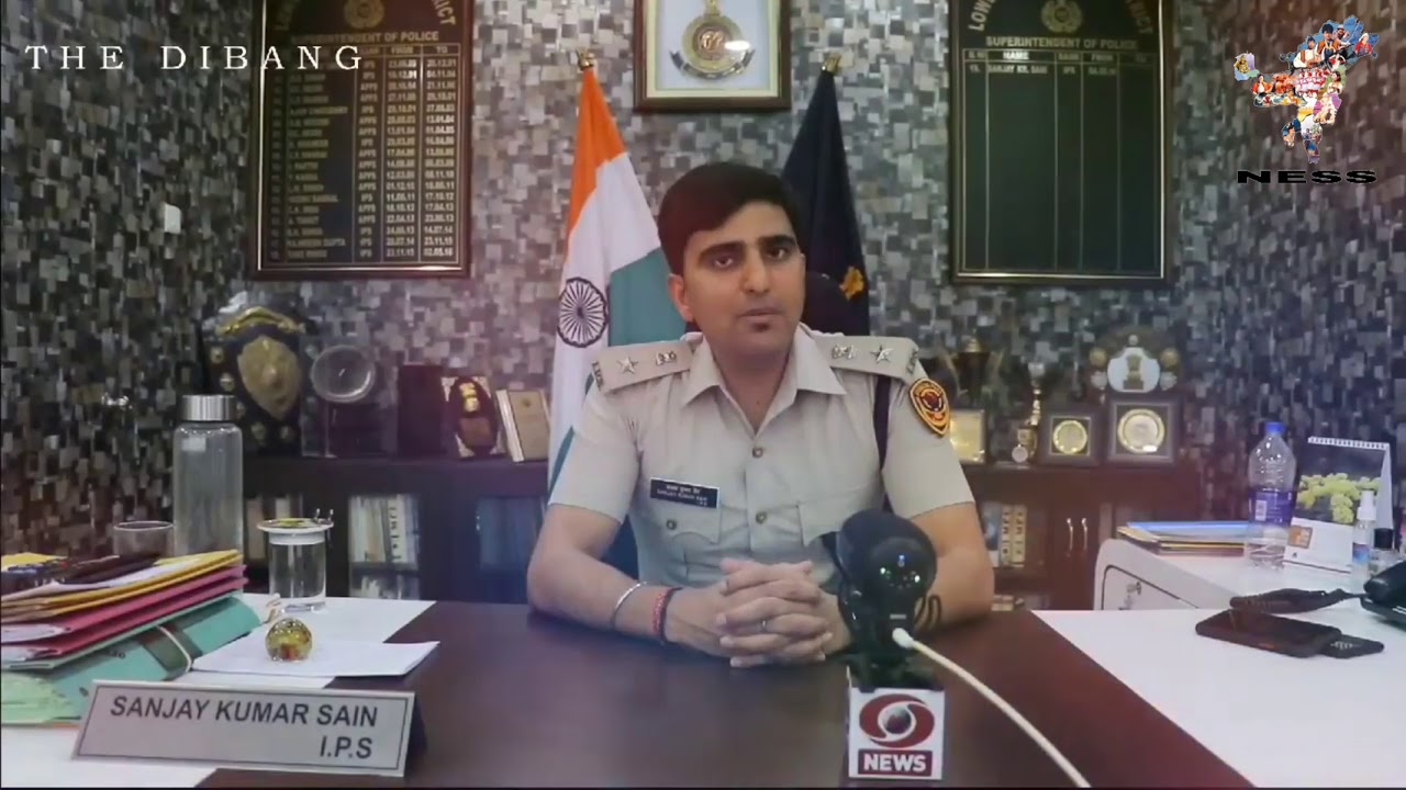 Shri Sanjay Kumar Sain, IPS Superintendent of Police, Roing - YouTube
