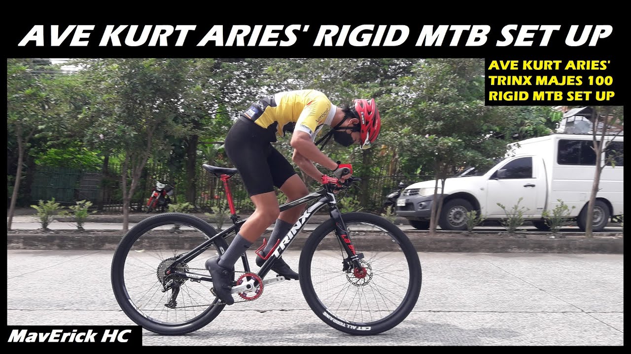 BIKECHECK=TRINX MAJES 100 RIGID MTB SET UP BY AVE KURT ARIES - YouTube