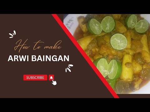So Delicious Recipe | Arwi baingan | By LIMELIGHT FOODS - YouTube
