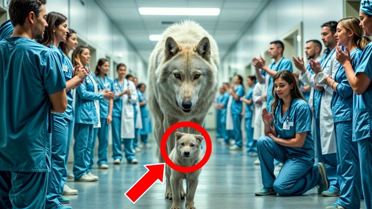 WOLF INVADES HOSPITAL, NURSE BURSTS INTO TEARS UPON DISCOVERING THE ...