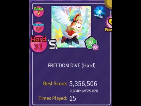 RoBeats: FREEDOM DiVE (Hard) [31] 98.65% S Rank - YouTube