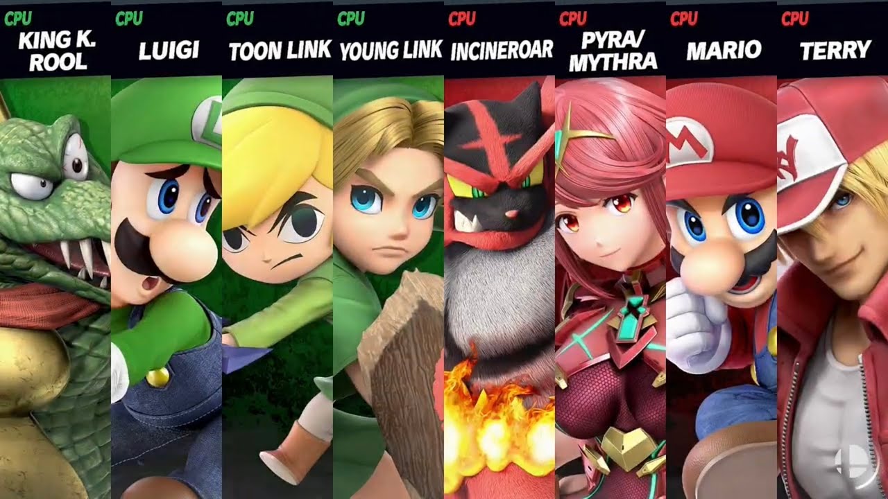 Super Smash Bros. Ultimate - Green vs Red - YouTube