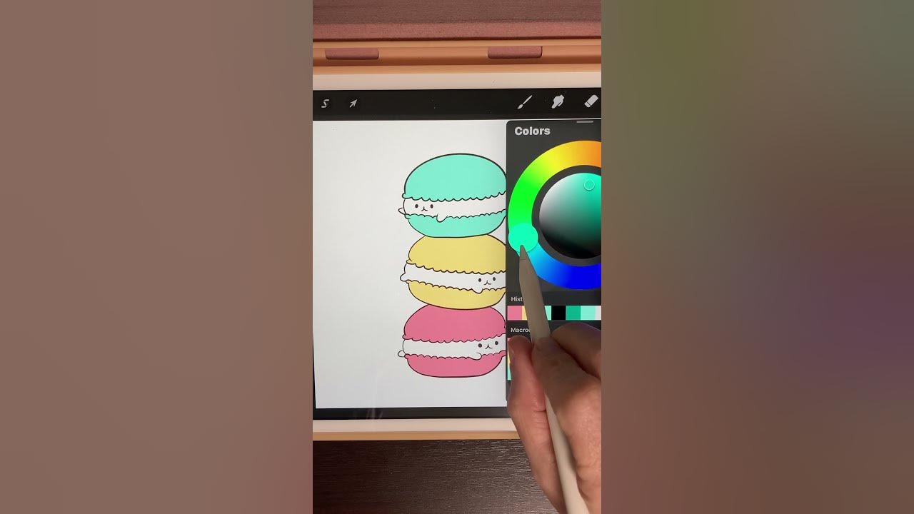 The EASIEST Procreate Gradient Tutorial - YouTube