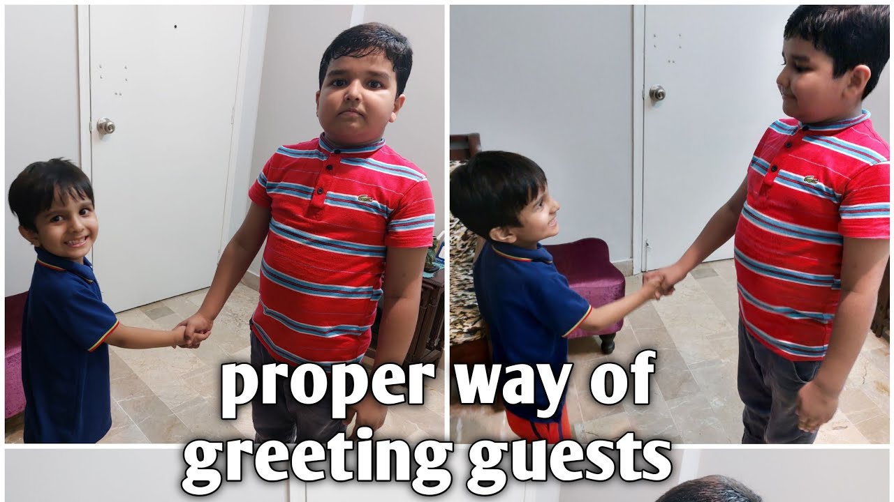 Greeting guests |Grace and courtesy - YouTube