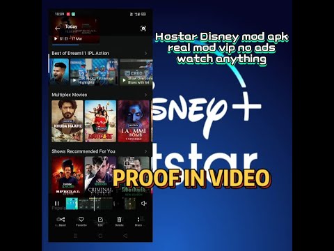 HOSTAR DISNEY MOD APK NO ADS WATCH ANYTHING 100 REAL PROOF IN VIDEO ...