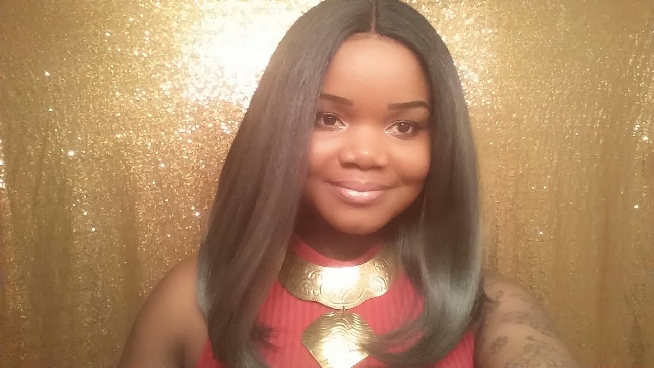Bobbi Boss MBLF90 Juba Wig Review TT1B/GREY - YouTube