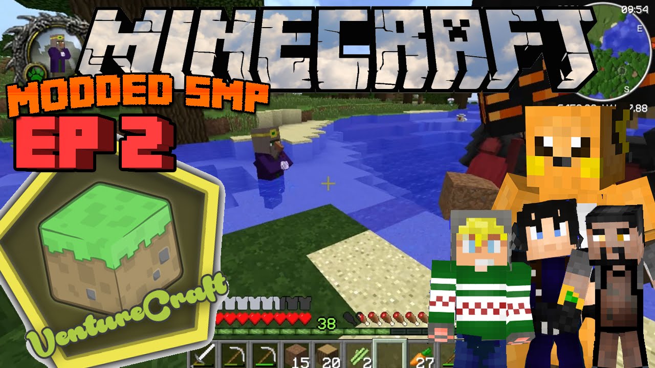 Minecraft Modded SMP VentureCraft Ep 2: Confronting the Witch - YouTube