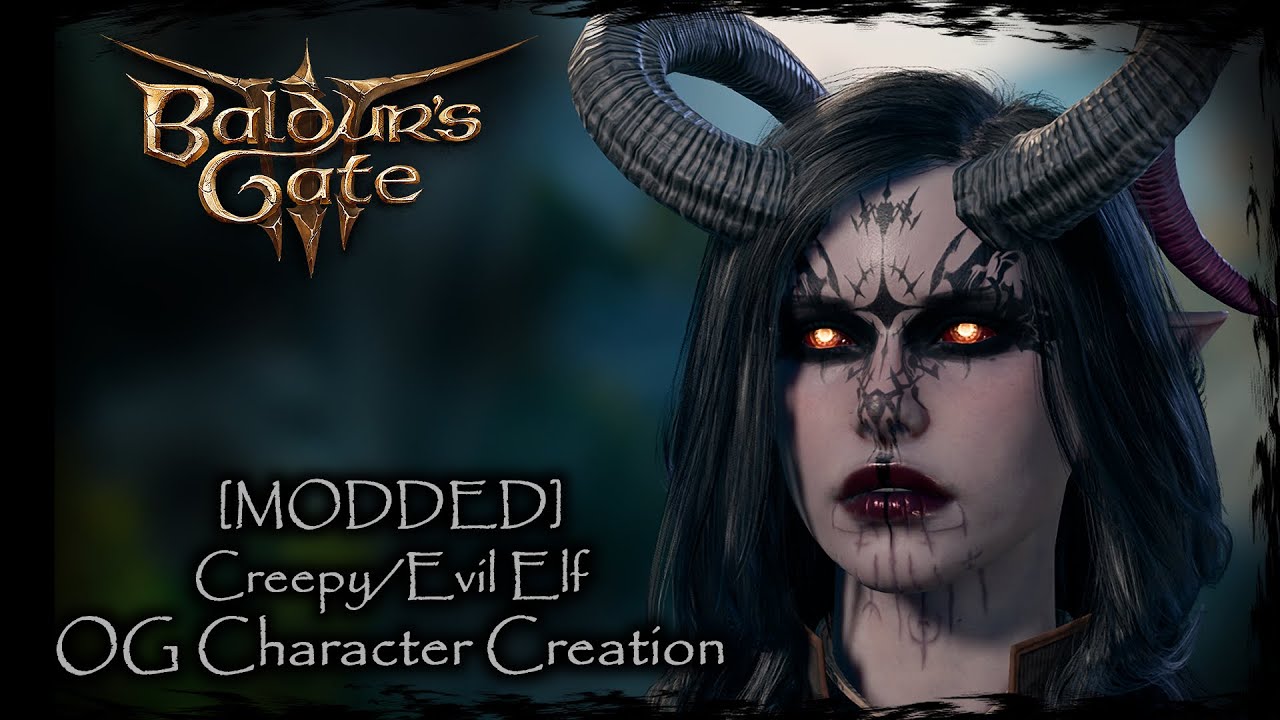 BALDUR'S GATE 3 || Creepy/Evil Elf [Original Character #69] - Female ...