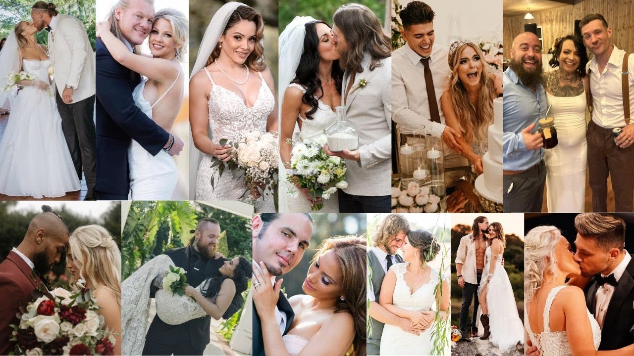 Every AEW Superstars and their Wedding Event 2025 - YouTube