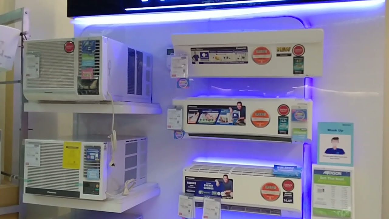 Magkano ang Price ng Aircon Panasonic Window & Split Type sa Abenson ...