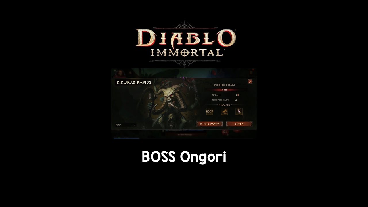 Diablo Immortal Misión Kikuras Rapids - Boss Ongori - YouTube