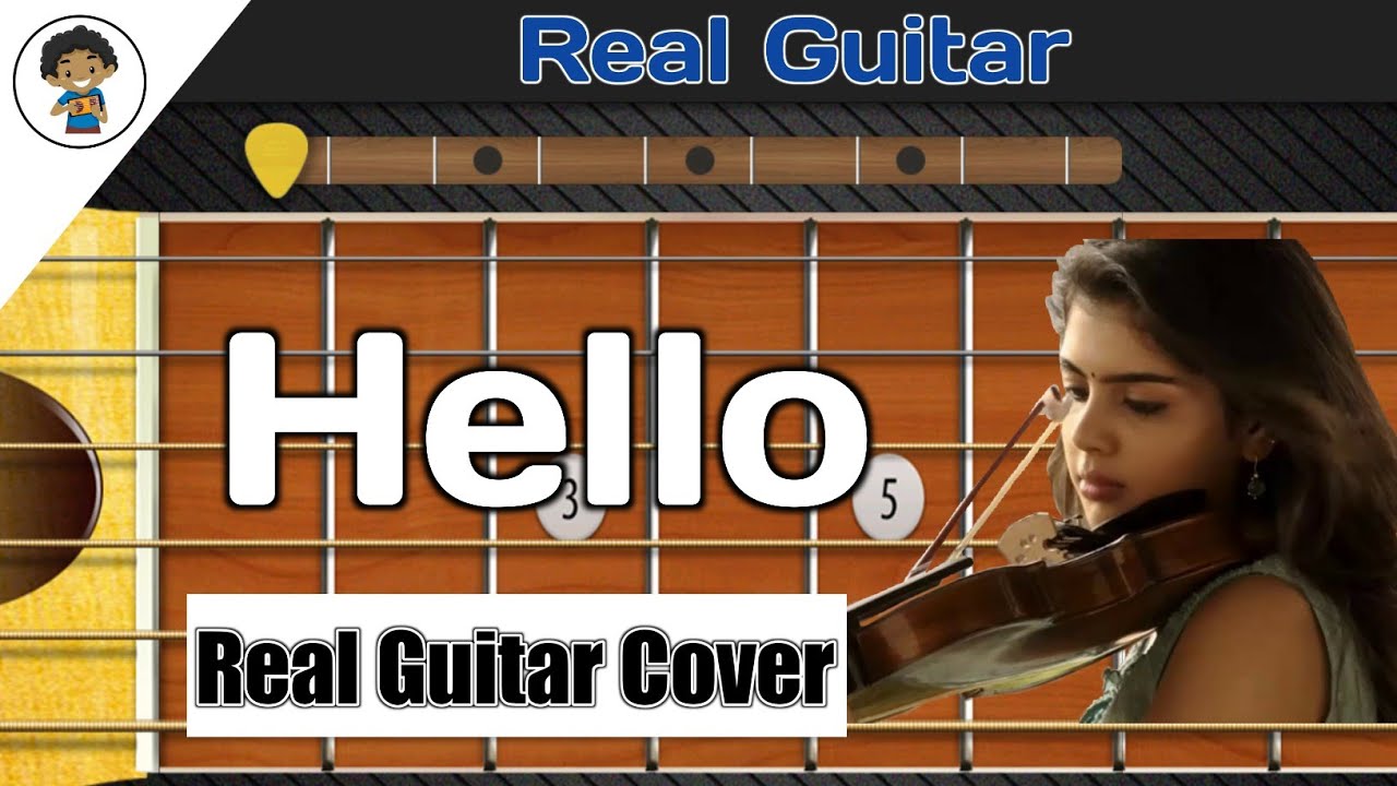 Hello Movie Bgm | Love Bgm | Real Guitar App Cover - By Mobile ...