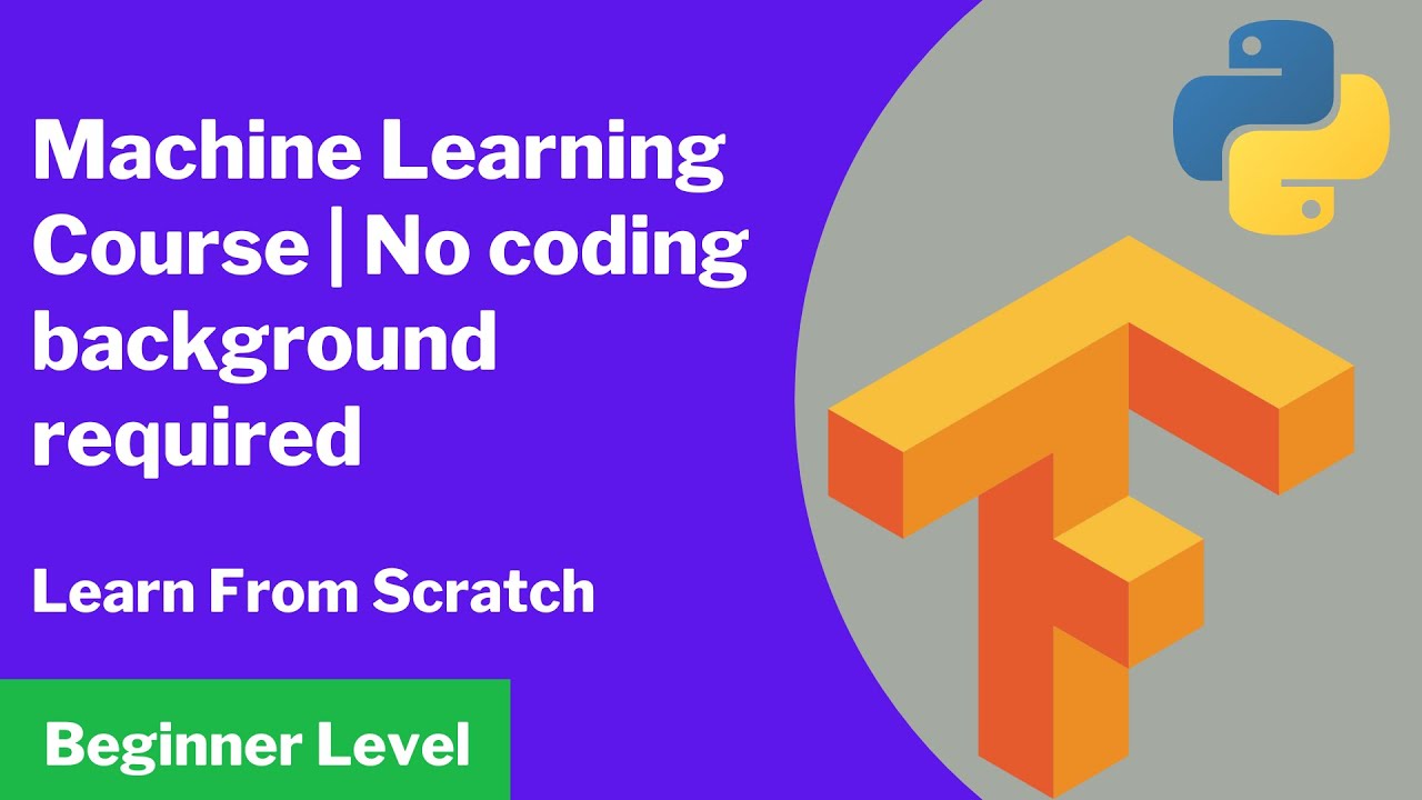 Machine Learning Course | No coding background required - YouTube