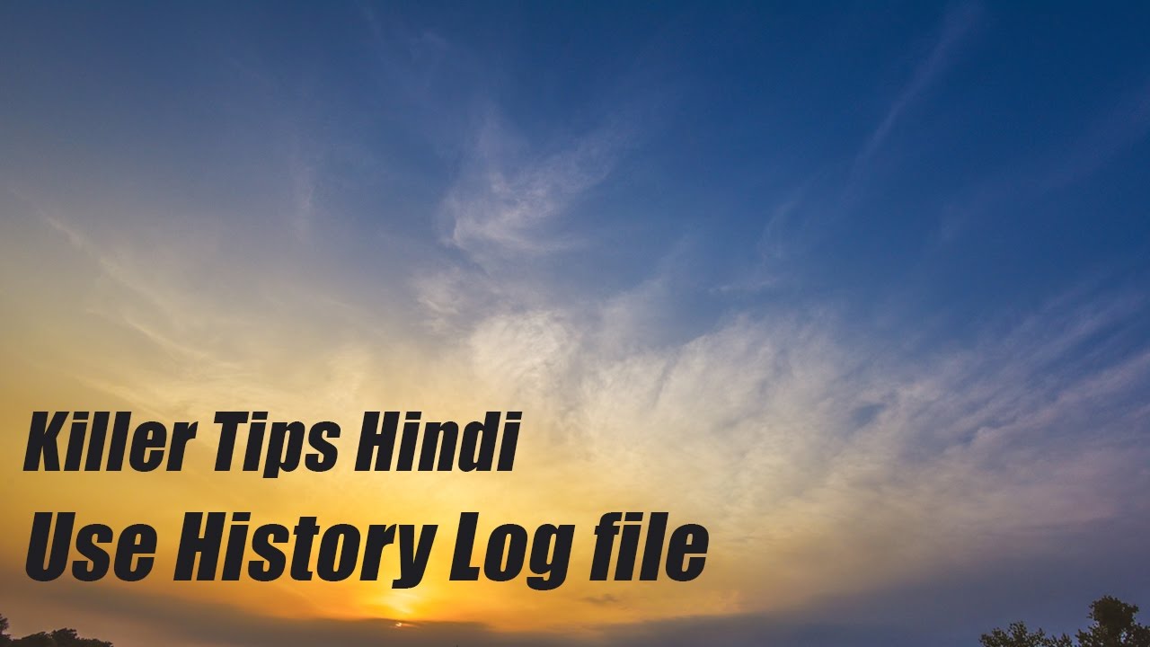 Photoshop Killer Tips | History Log File - YouTube