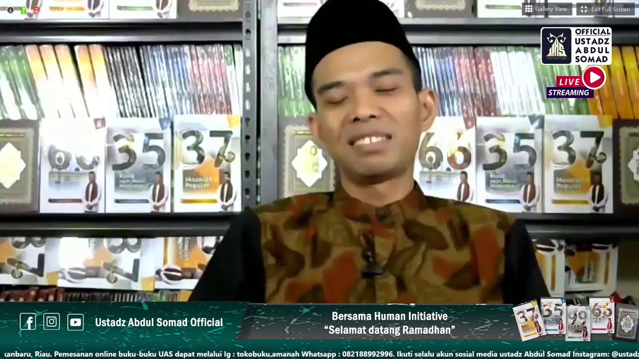 LIVE STREAMING SELAMAT DATANG RAMADHAN HUMAN INITIATIVE Live Pekanbaru ...