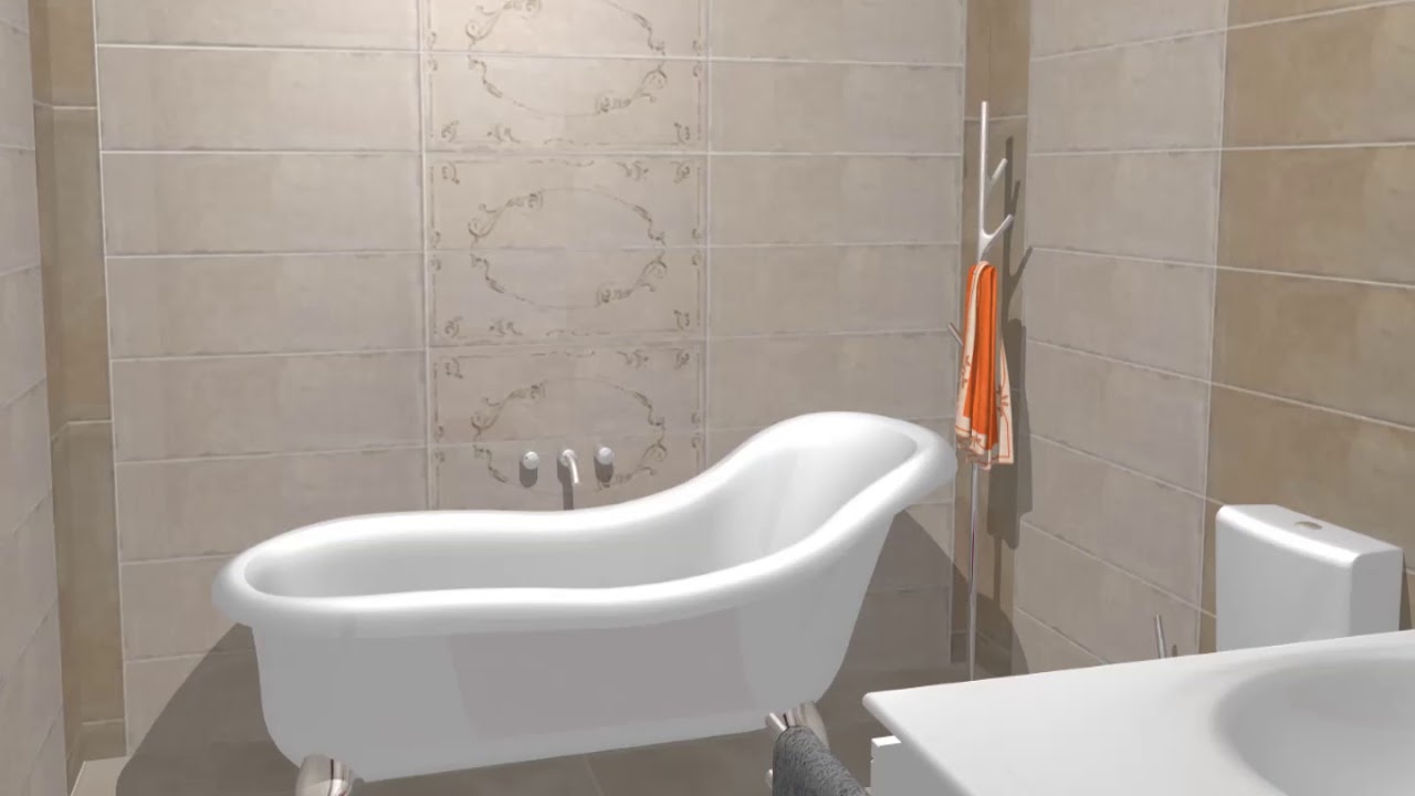 Model de design baie- gresie şi faianţă din colecţia Roca - YouTube