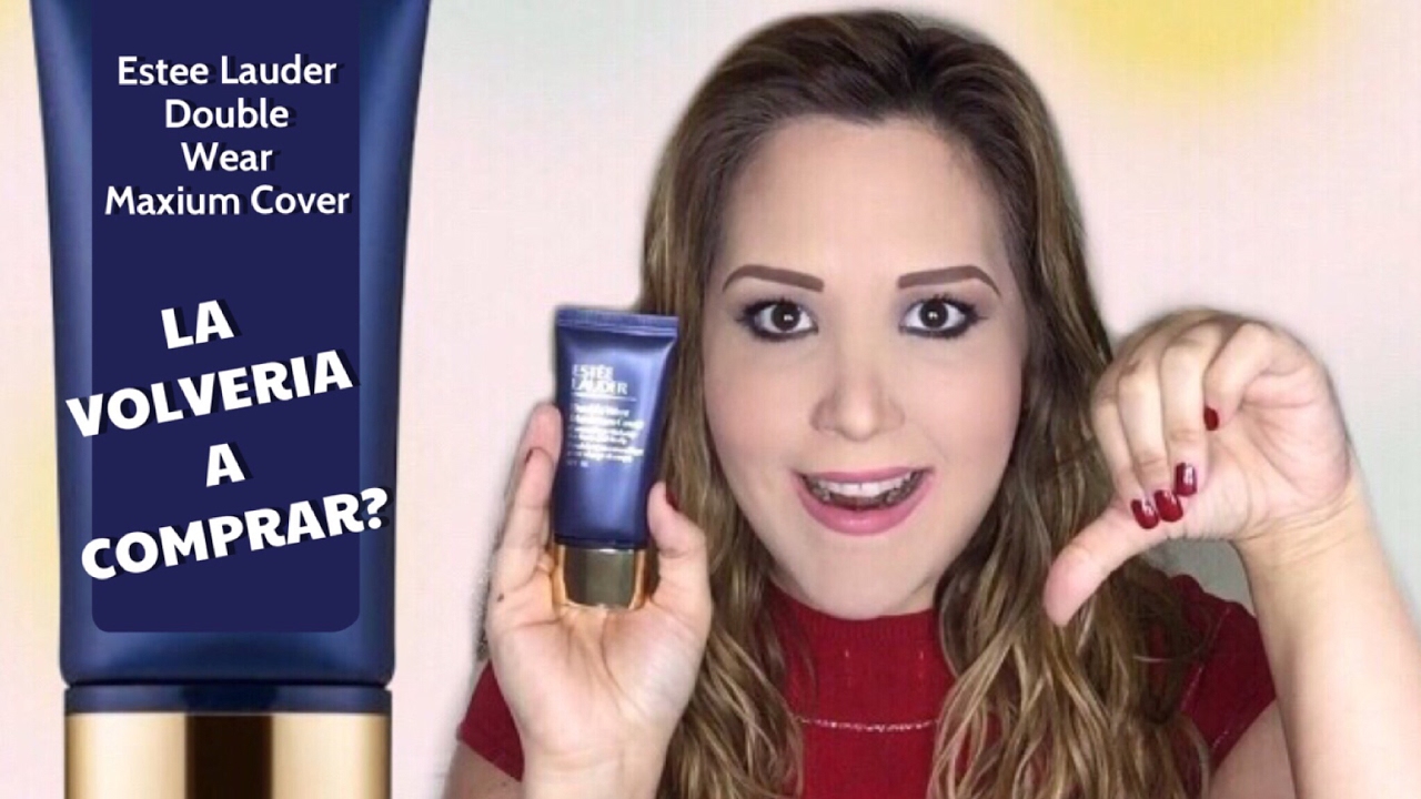 ESTEE LAUDER DOUBLE WEAR MAXIUM COVER, MI EXPERIENCIA! - YouTube