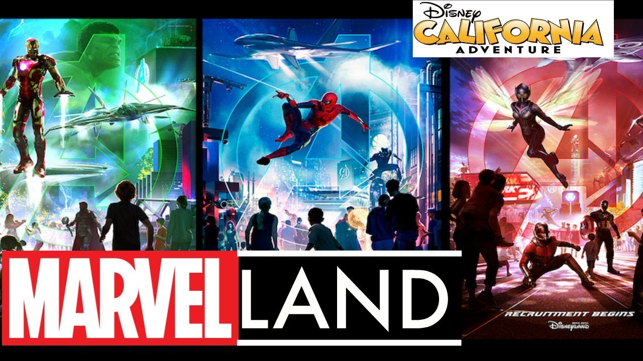 MARVEL LAND COMING TO DISNEYLAND CALIFORNIA, PARIS & HONG KONG!! - YouTube