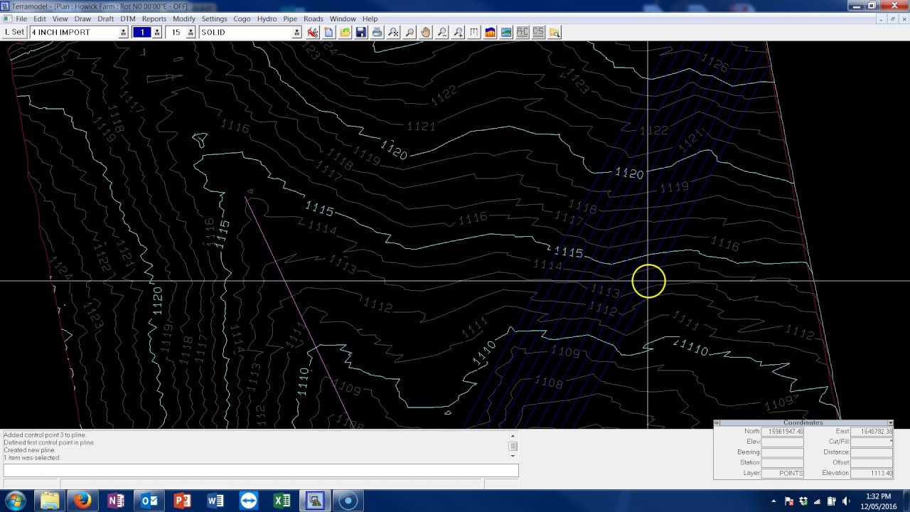 Terramodel matrix command - YouTube