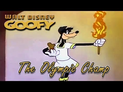 Goofy in " The olympic champ " popular cartoon classic by Disney ...