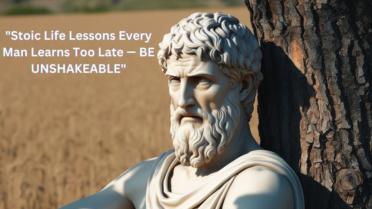 "Stoic Life Lessons Every Man Learns Too Late — BE UNSHAKEABLE" - YouTube