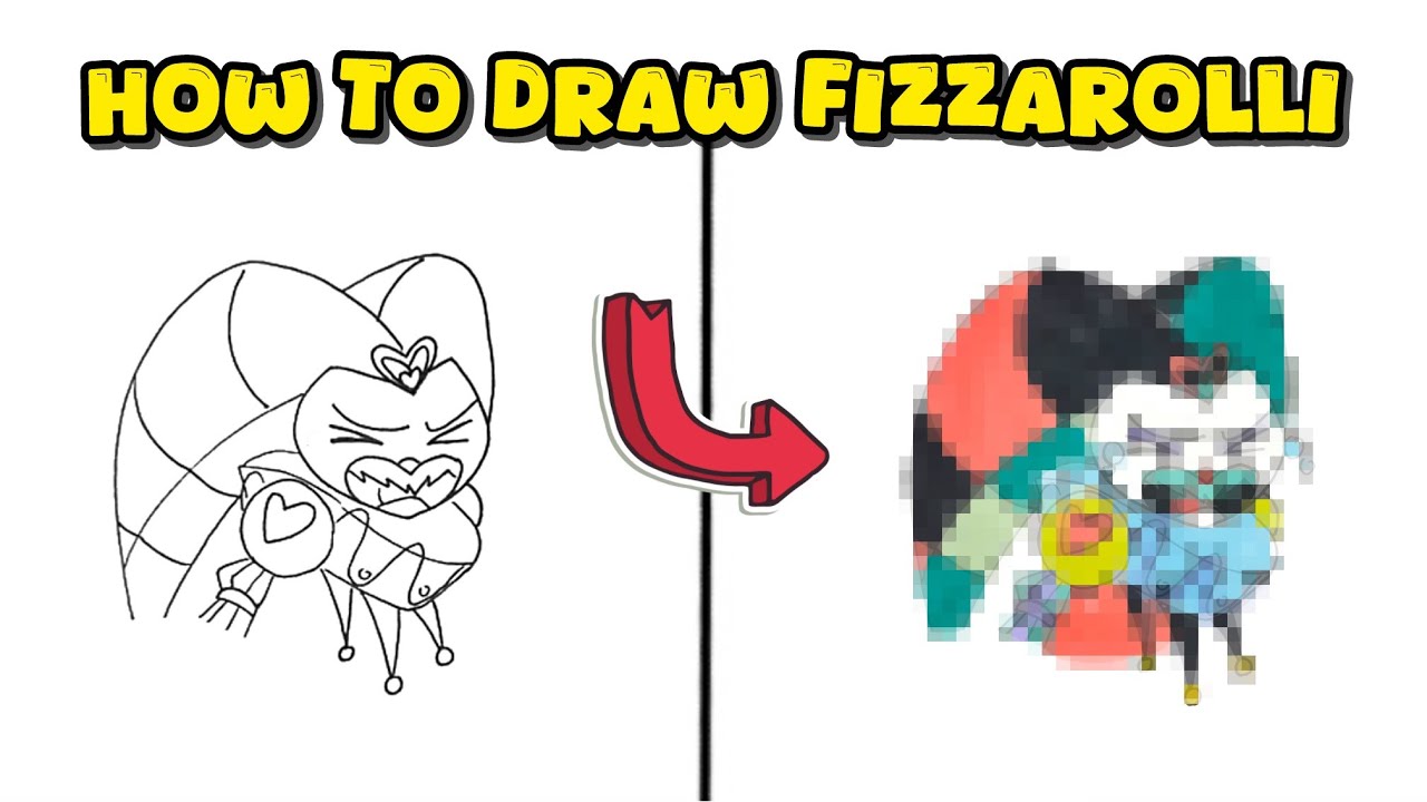 How to Draw Fizzarolli from Helluva Boss (Hazbin Hotel) in Minutes ...