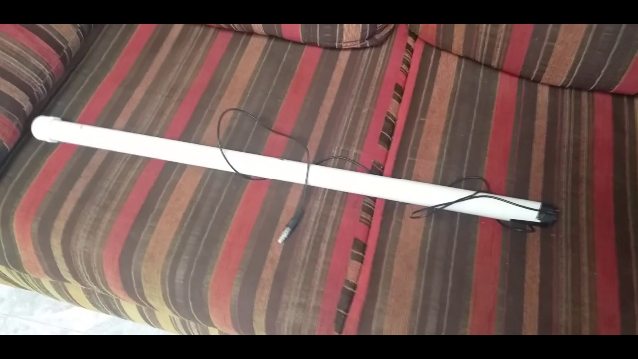 prueba de antena casera tdt con tubos de pvc en el campo - YouTube