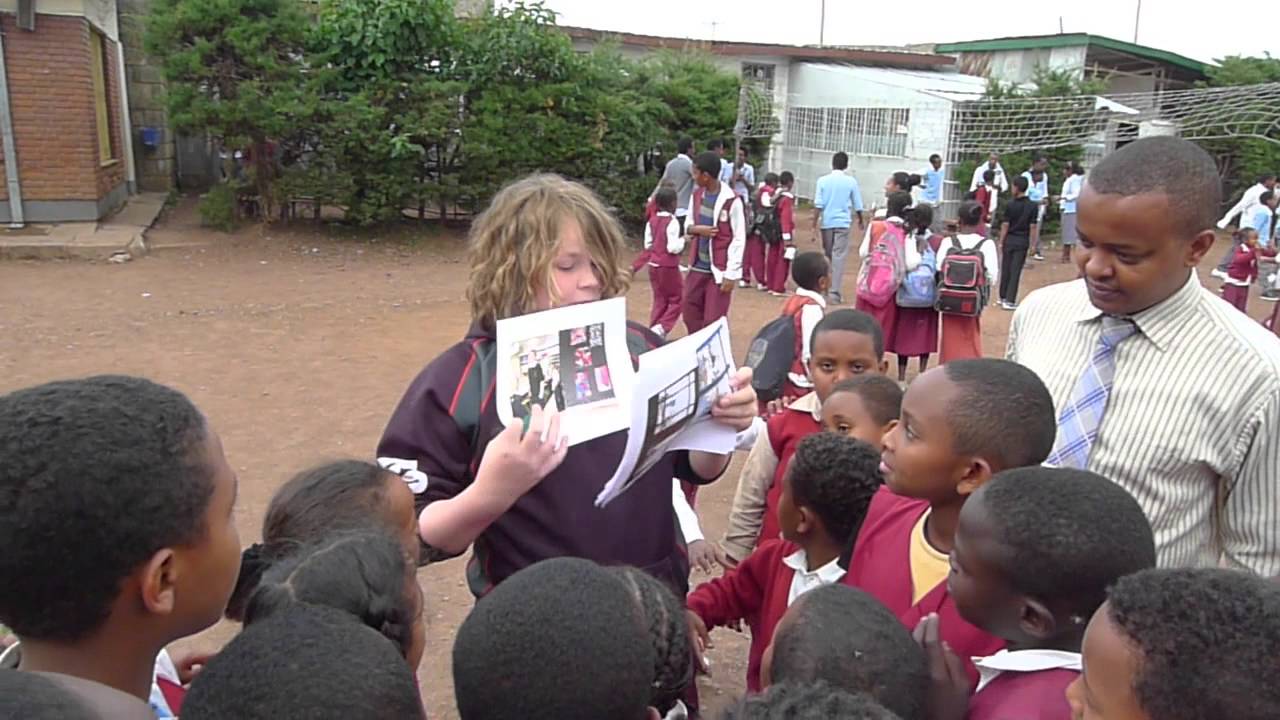 Deborah school meets Market Harborough - YouTube