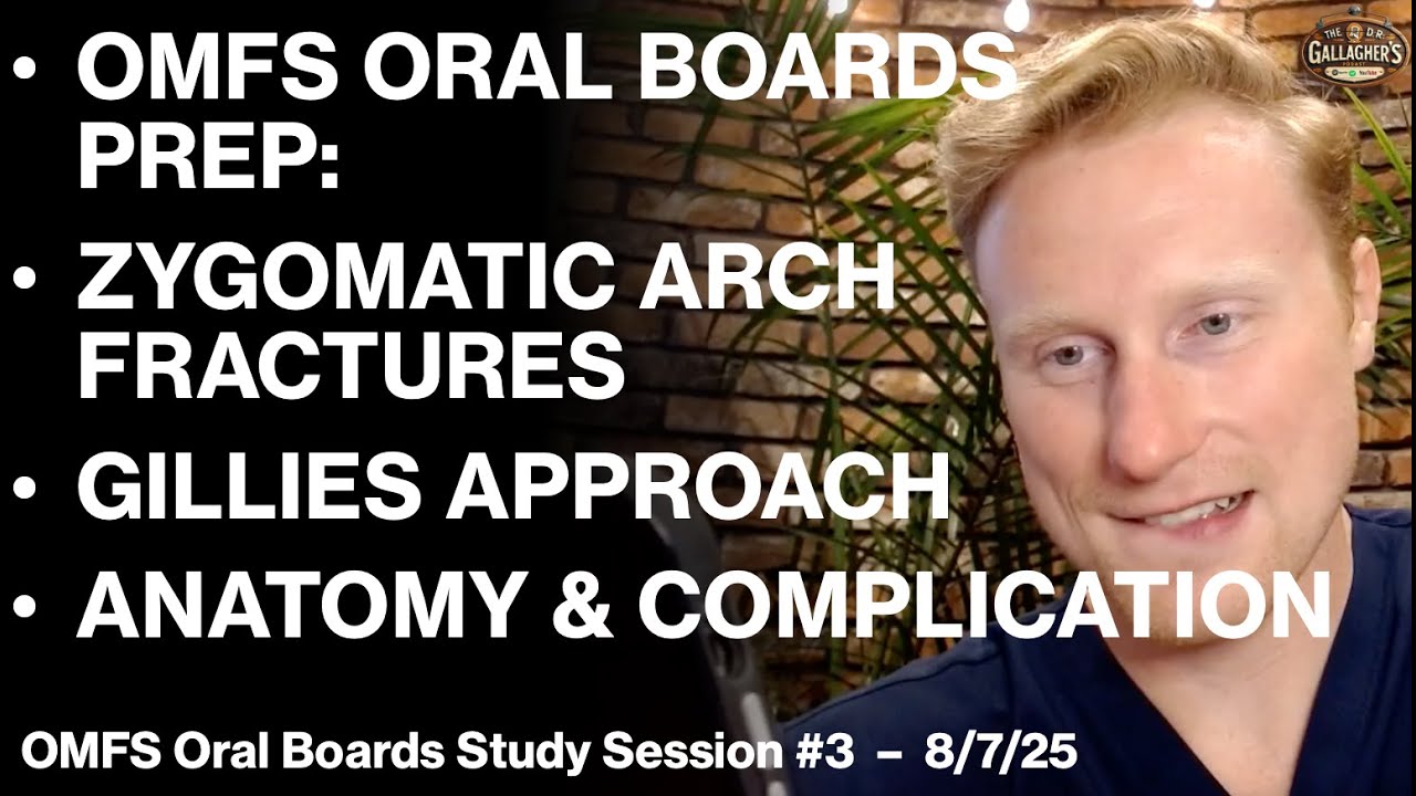 OMFS Board Exam Review #3 - Zygomatic Arch Fracture, Gillies Approach ...