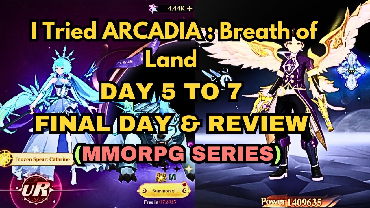 I tried Arcadia: Breath of Land. Day 5 to 7. Final Day Gameplay and ...