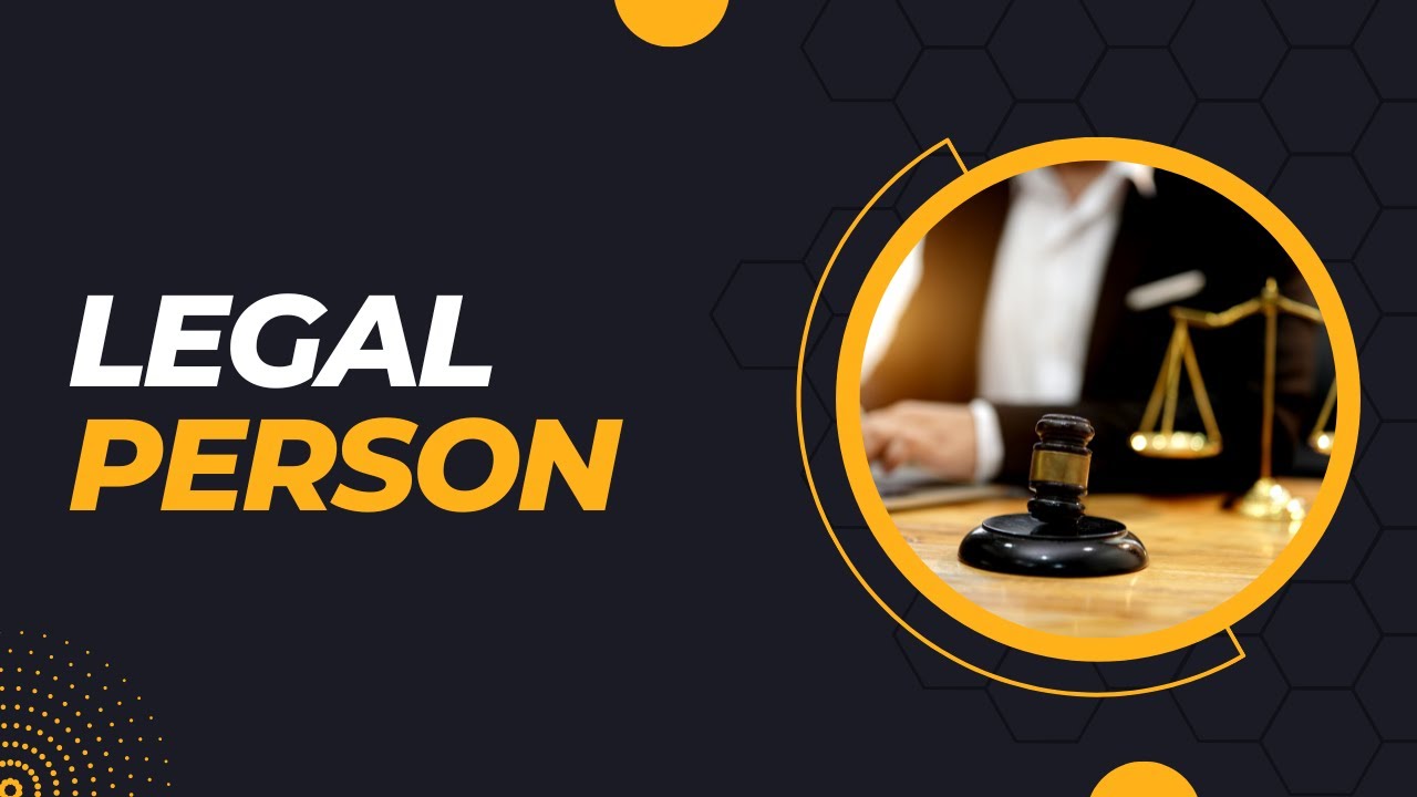 legal person: legal personality: legal jurisprudence - YouTube