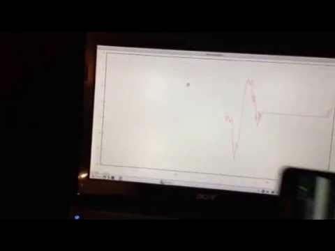 Android to pc accelerometer real time plotting - YouTube
