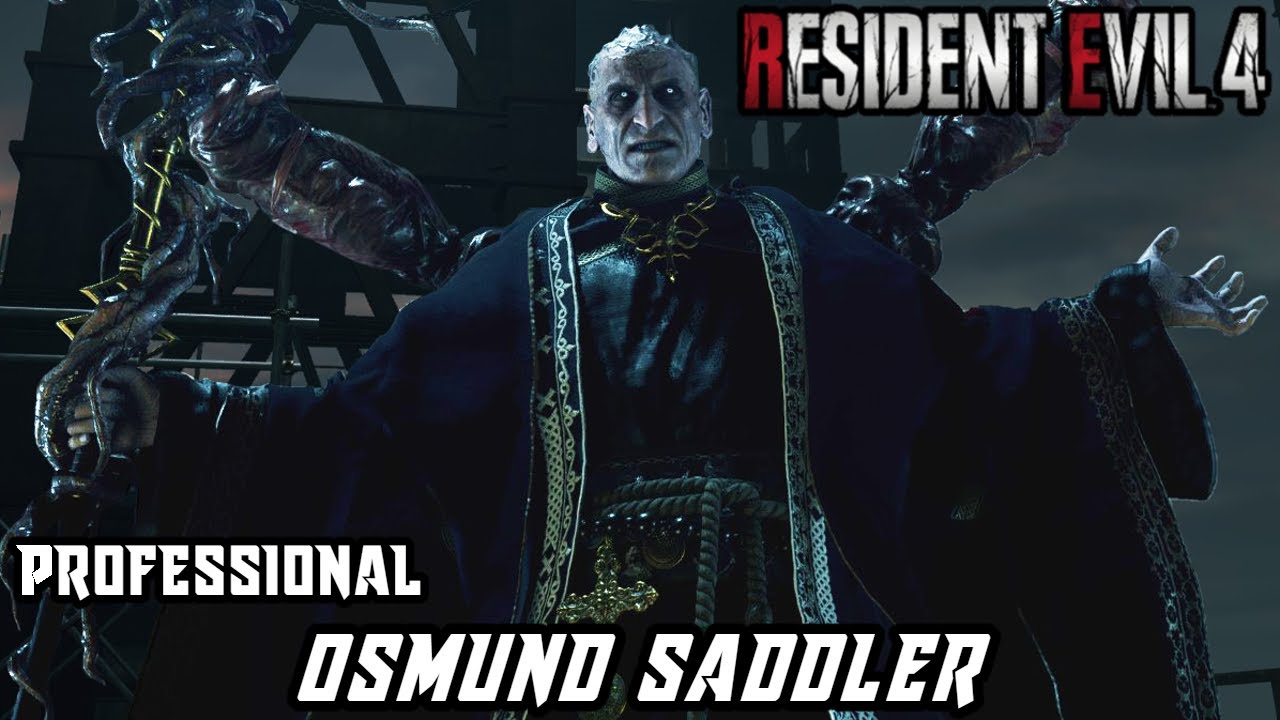 Resident Evil 4 Remake - Osmund Saddler [Professional | No Damage ...