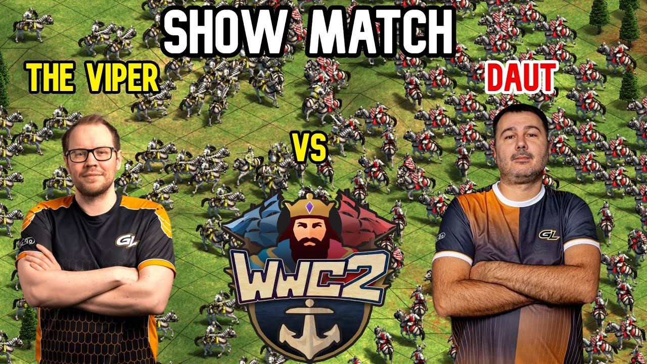 THE VIPER VS DAUT SHOW MATCH Wandering Warriors Cup 2 AGE OF EMPIRES 2 ...