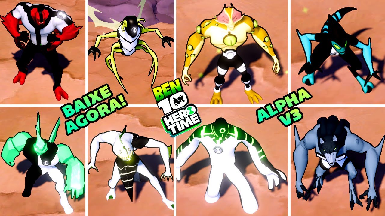 FINALMENTE! BEN 10: HERO TIME (ALPHA 3) LIBERADO PARA CELULAR E ...