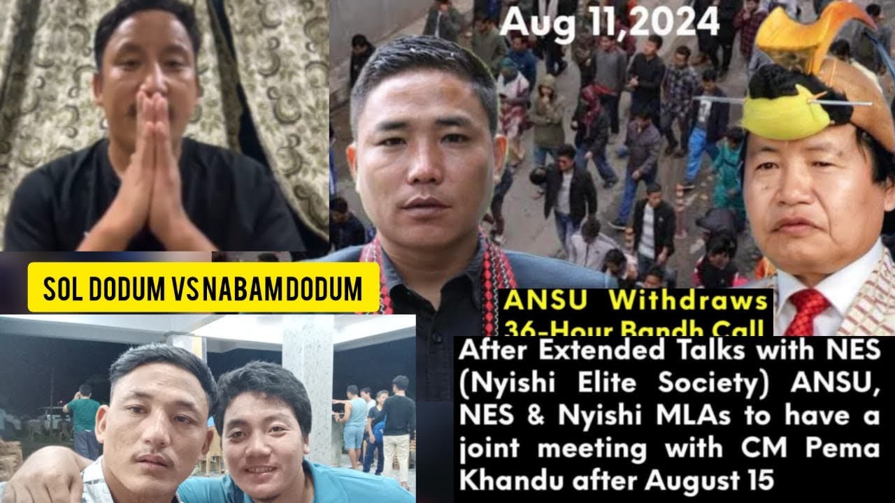 ANSU Band Call officially Call Off, Mr. NABAM DODUM President😱😱😱 - YouTube