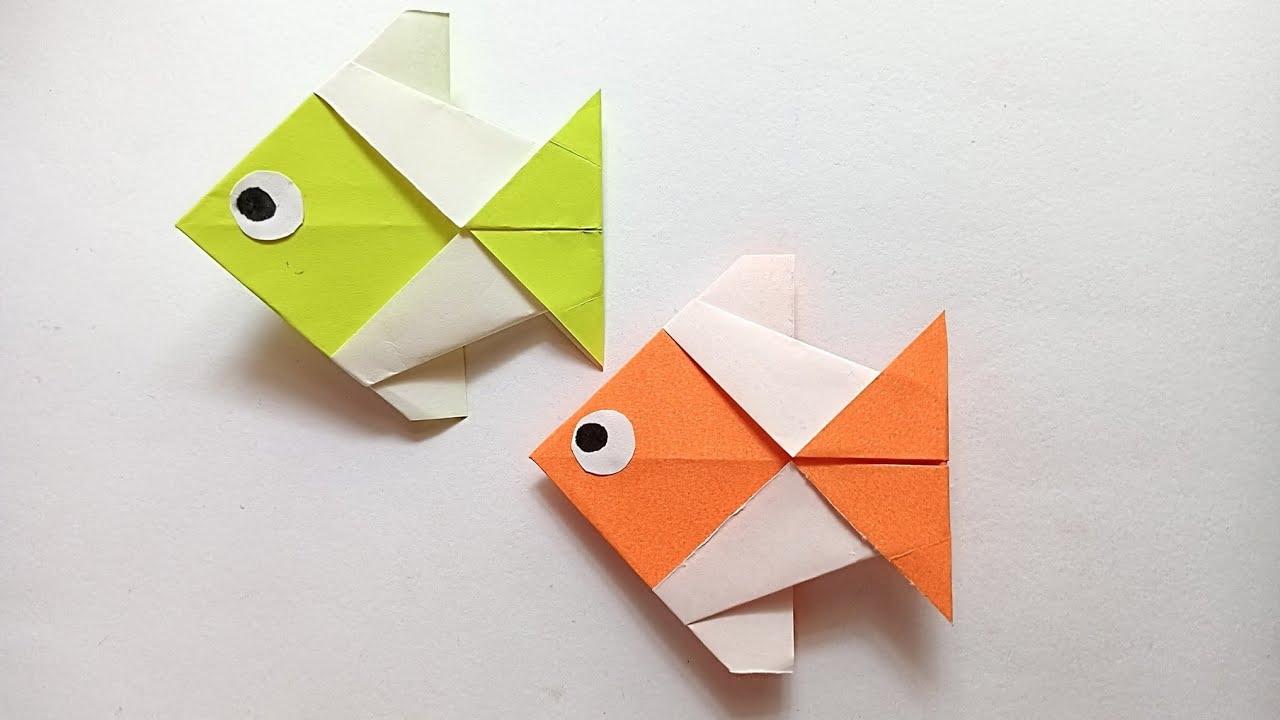 ORIGAMI FISH •| How to Make Origami Fish - YouTube