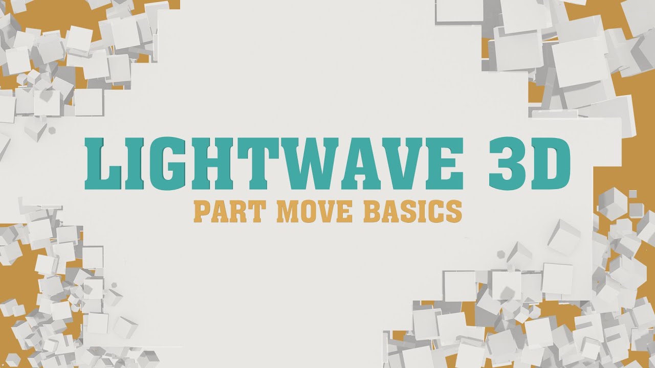 LightWave 3d: Part Move Basics - YouTube