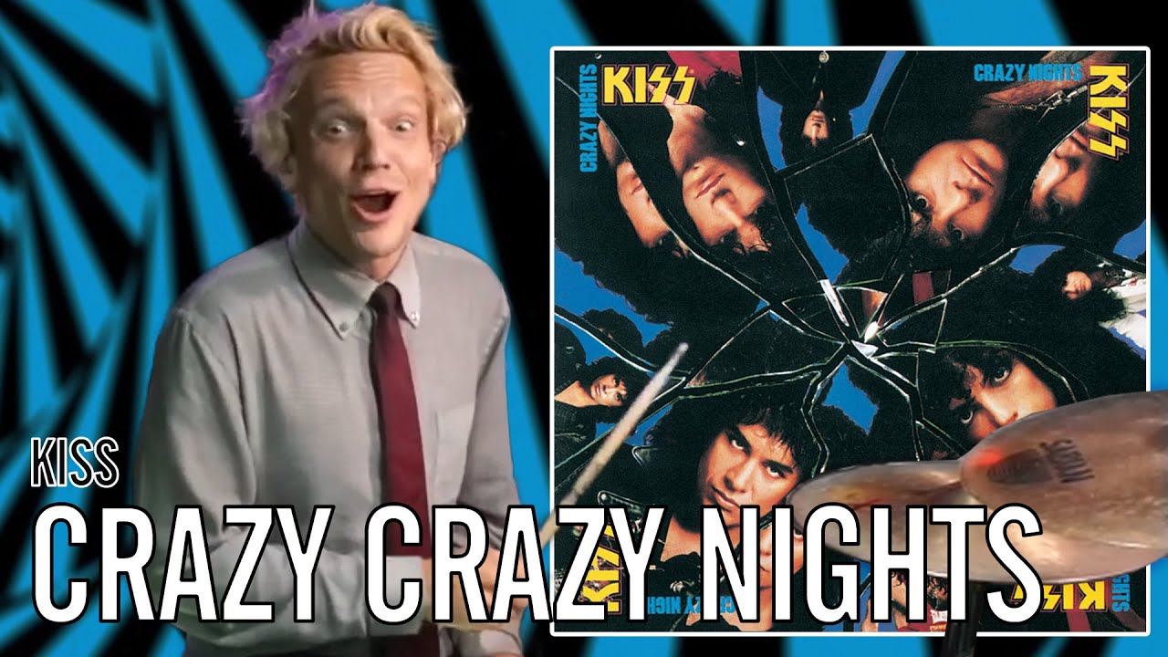 KISS - Crazy Crazy Nights | Office Drummer [Blind Playthrough] - YouTube