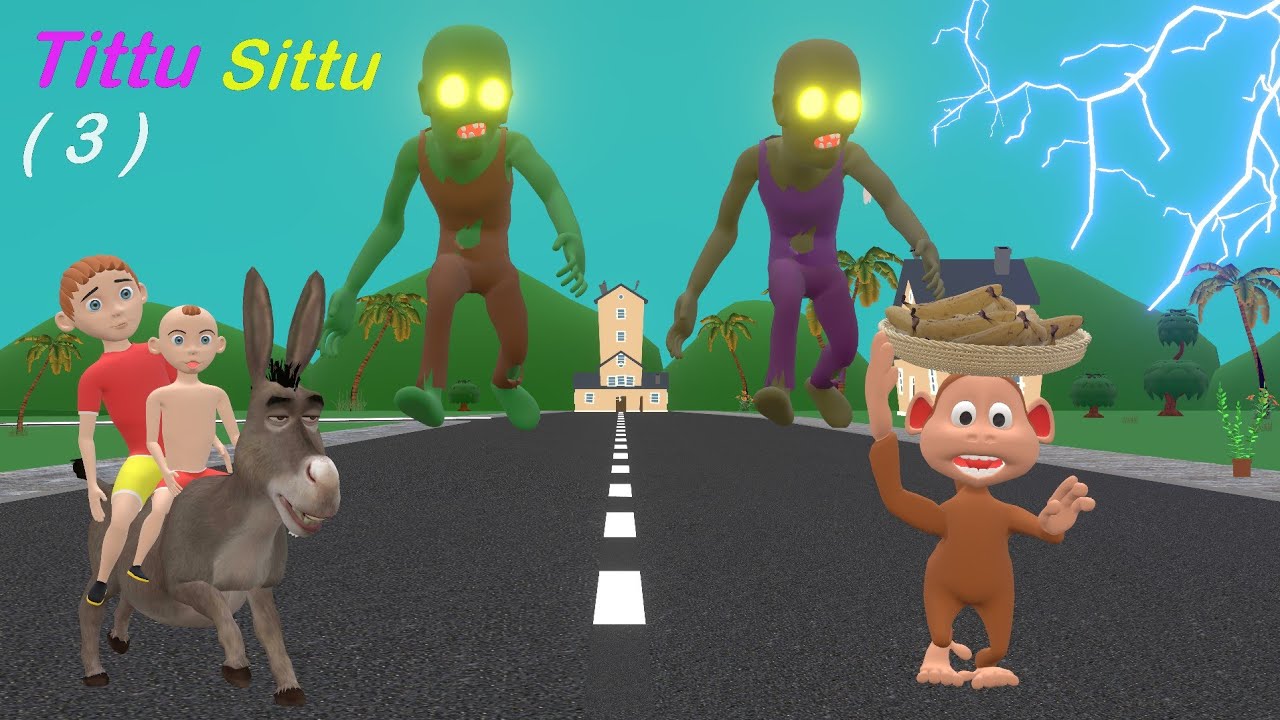 لال بابو کے پیچھے لگے زومبی _ Urdu Story _ Urdu Cartoon_ Animated ...